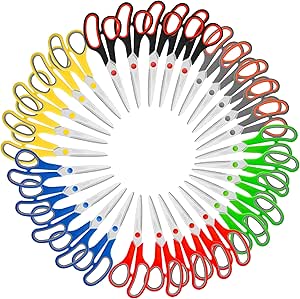 Scissors Bulk 30-Pack, All Purpose Scissors Stainless Steel Sharp ...