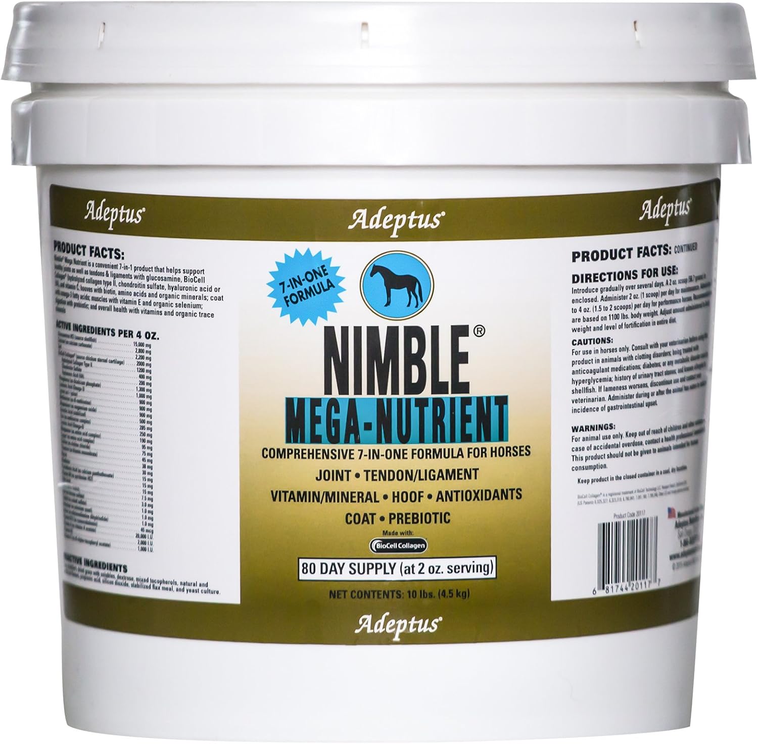 Amazon.com: Adeptus Nutrition Nimble Mega Nutrient EQ Joint Supplements ...