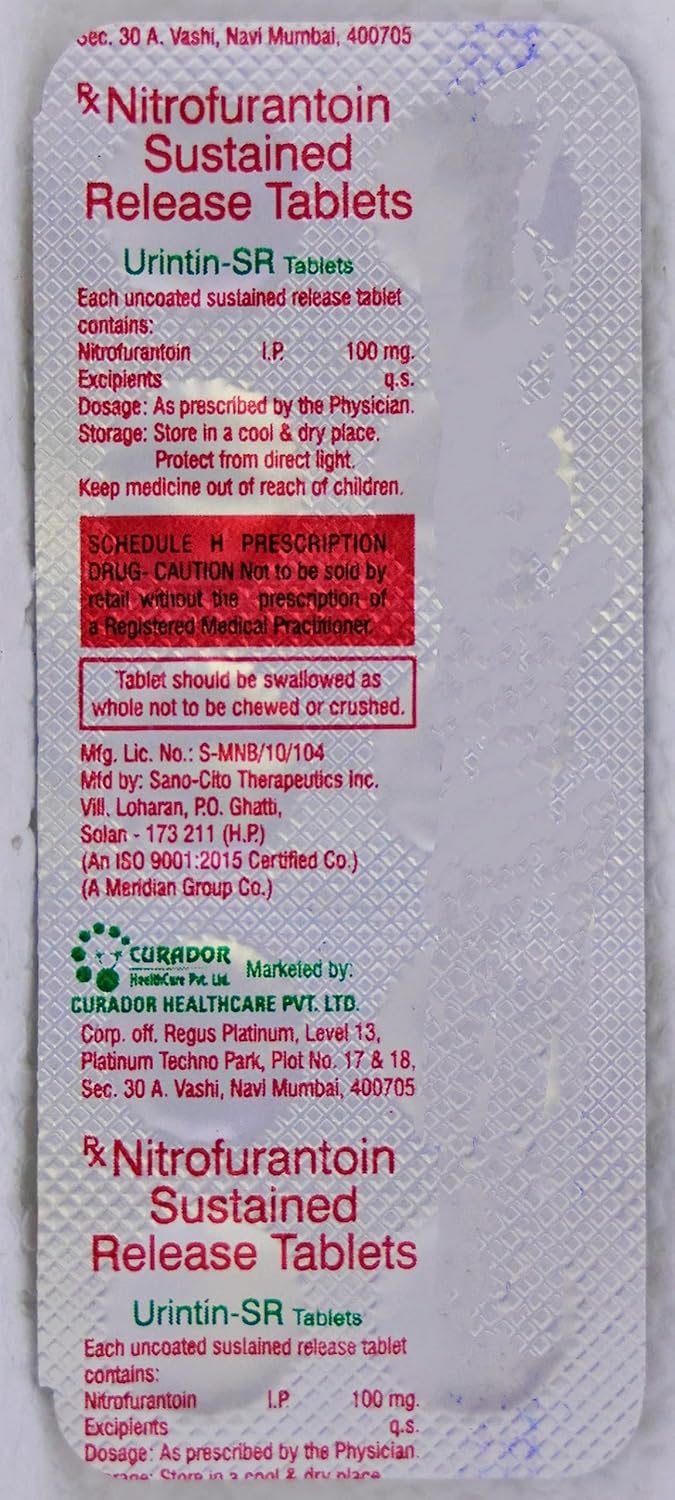 Urintin - Sr 100mg - Strip of 10 Tablets : Amazon.in: Health & Personal ...