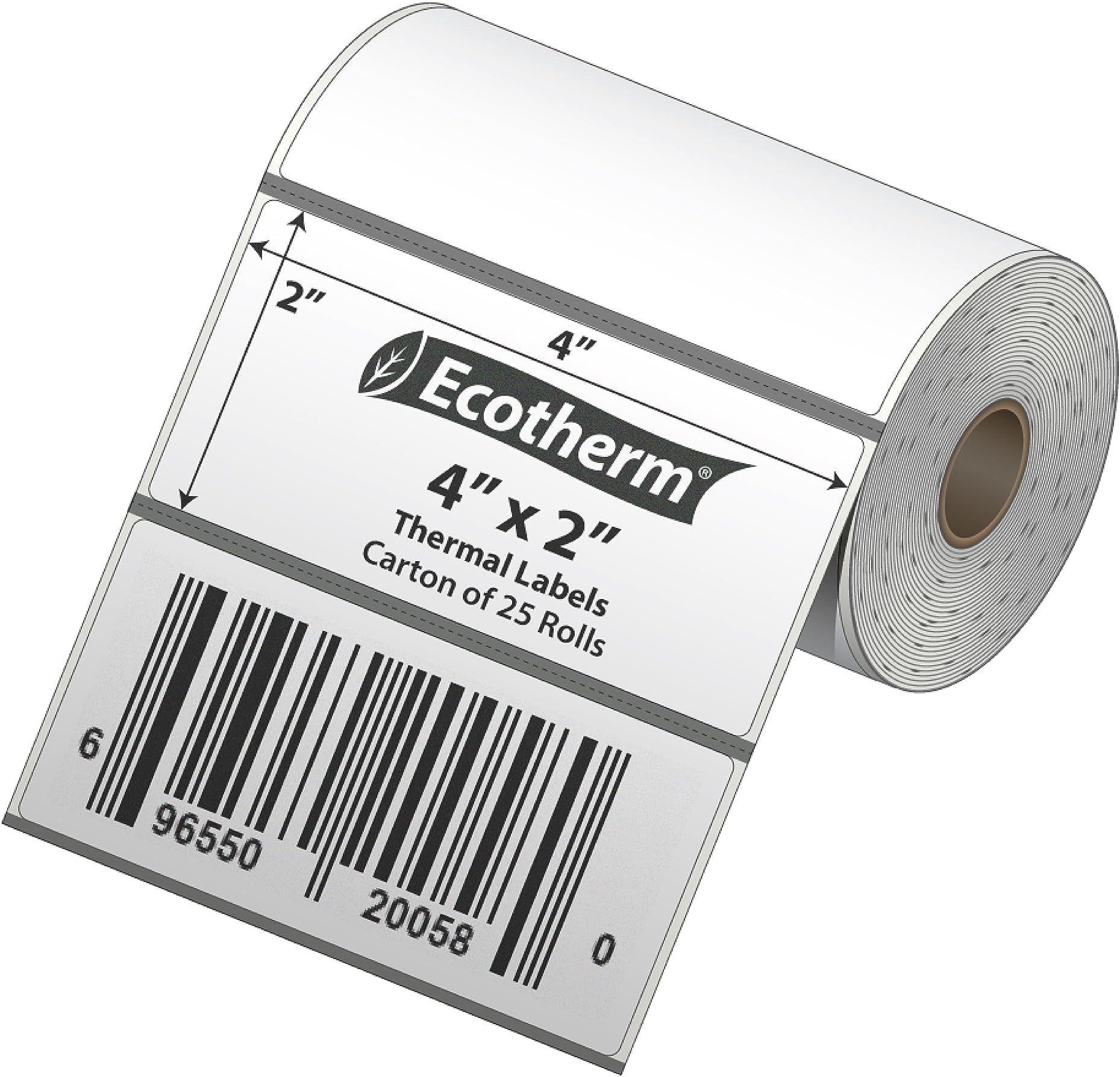 Amazon.com : 24 Rolls of 4" Wide x 6" High Zebra Compatible Labels for ...