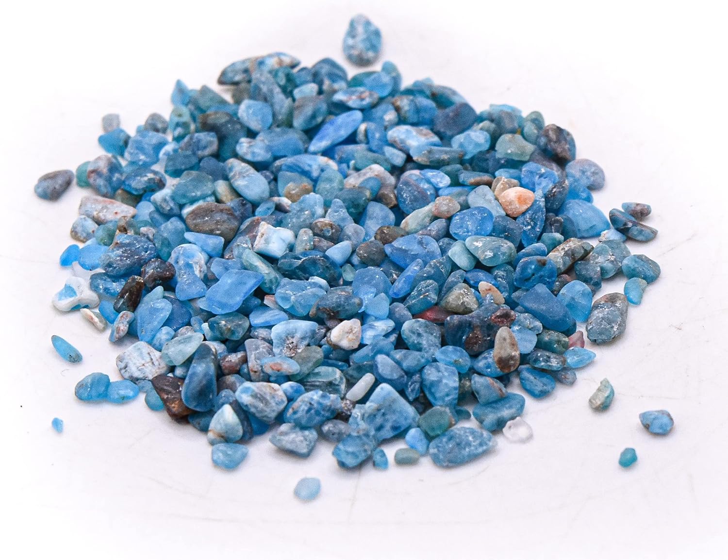 100g (3.5oz) Rich Blue Apatite Small Tumble Stone Pebbles Polished ...