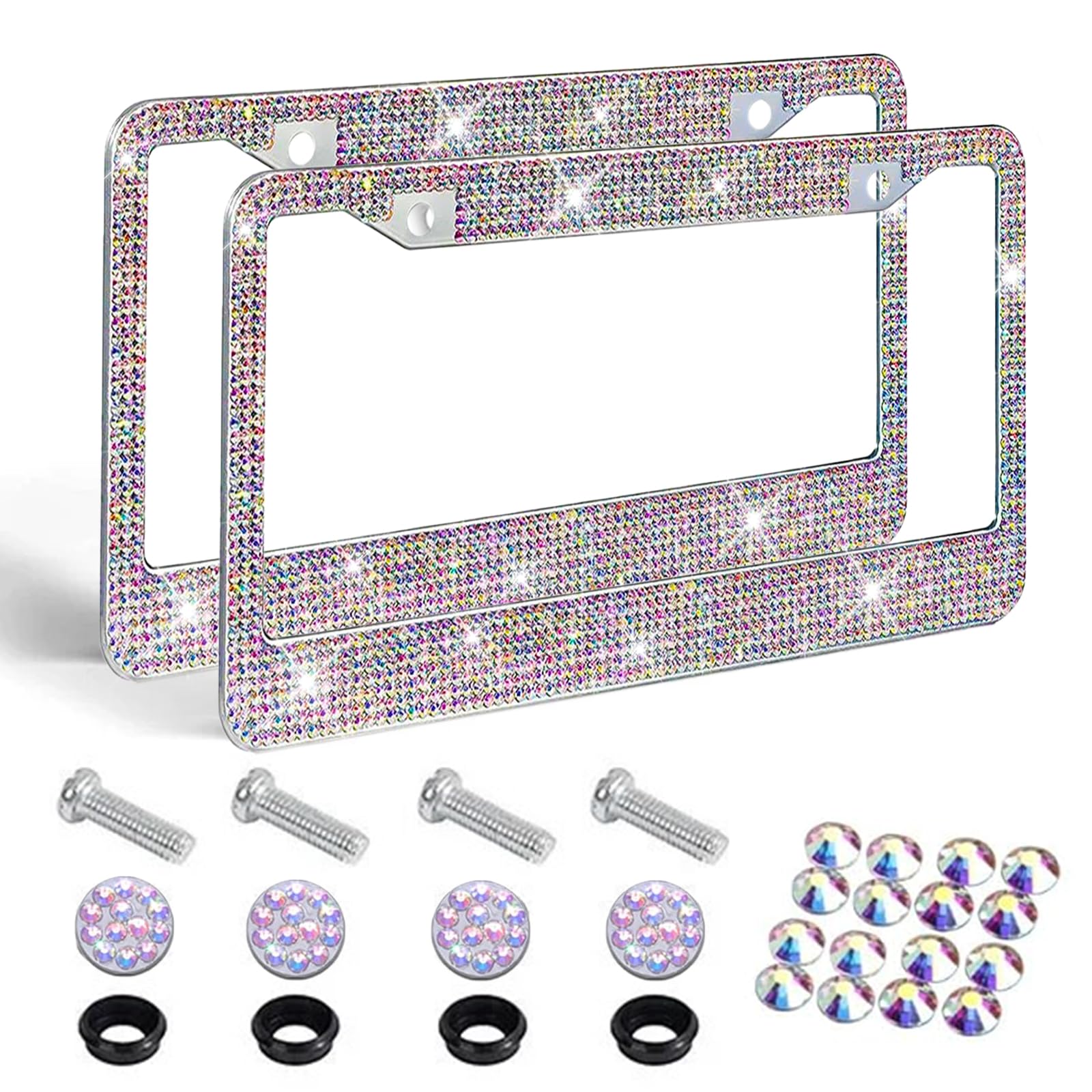 Sparkly License Plate Framesnull