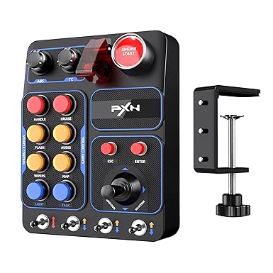 Amazon.com: PXN CB1 Racing Button Box - Compatible V9 GEN2 & PC, 30 ...