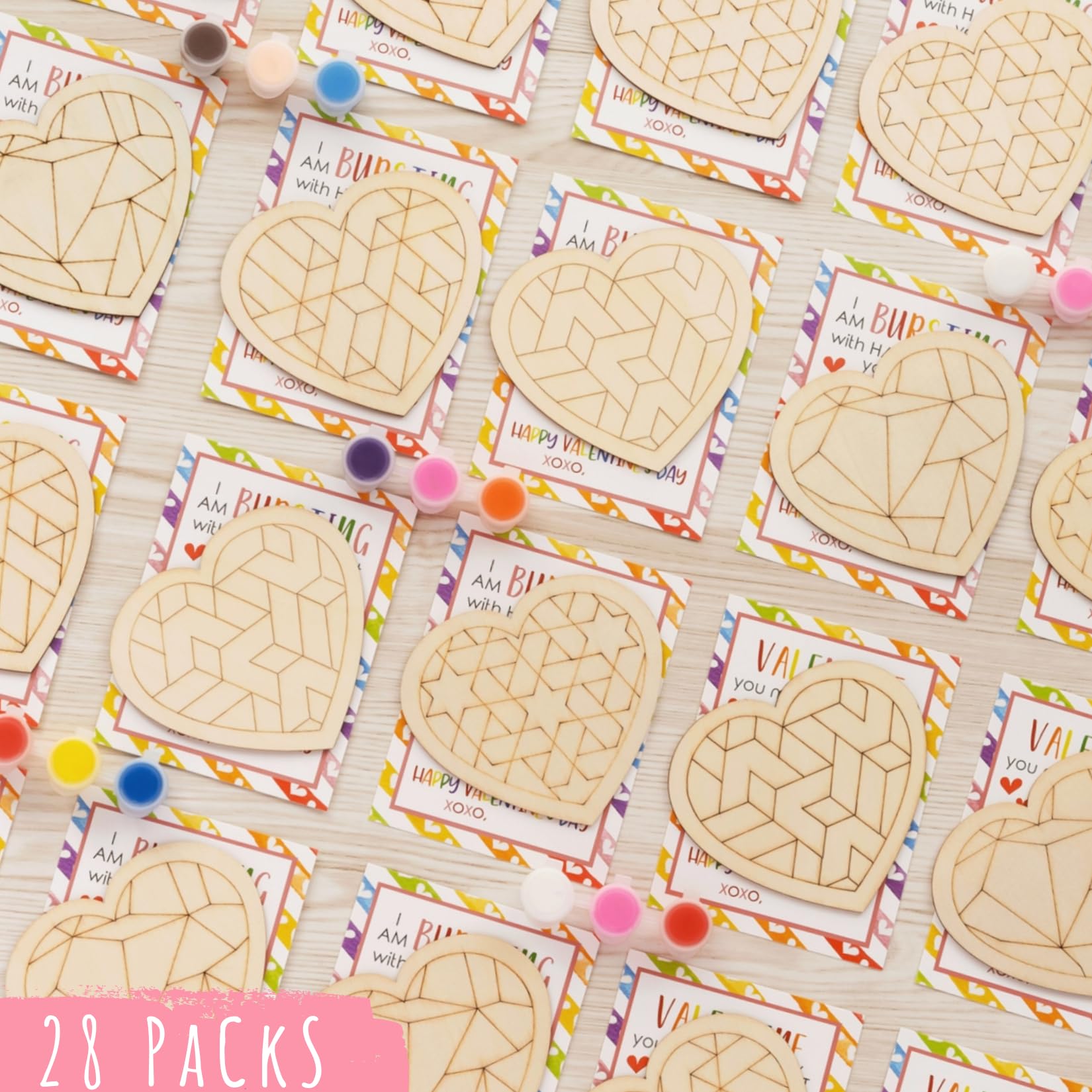 Amazon.com: Valentines Day Gifts for Kids - 28 PCS Valentines Cards ...