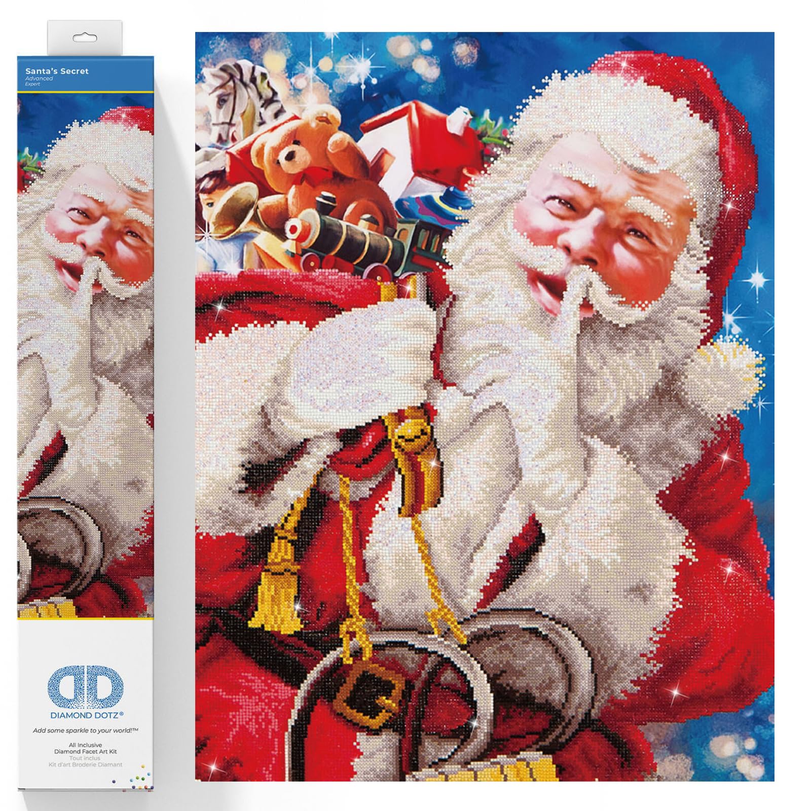 Amazon.com: DIAMOND DOTZ Santa's Secret Diamond Painting Kits for ...