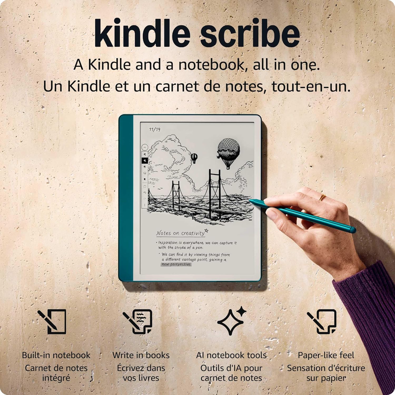 New Kindle Scribe: Write in Books & Notes | 10.2" Display