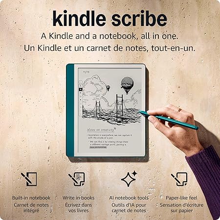 New Kindle Scribe: Write in Books & Notes | 10.2" Display