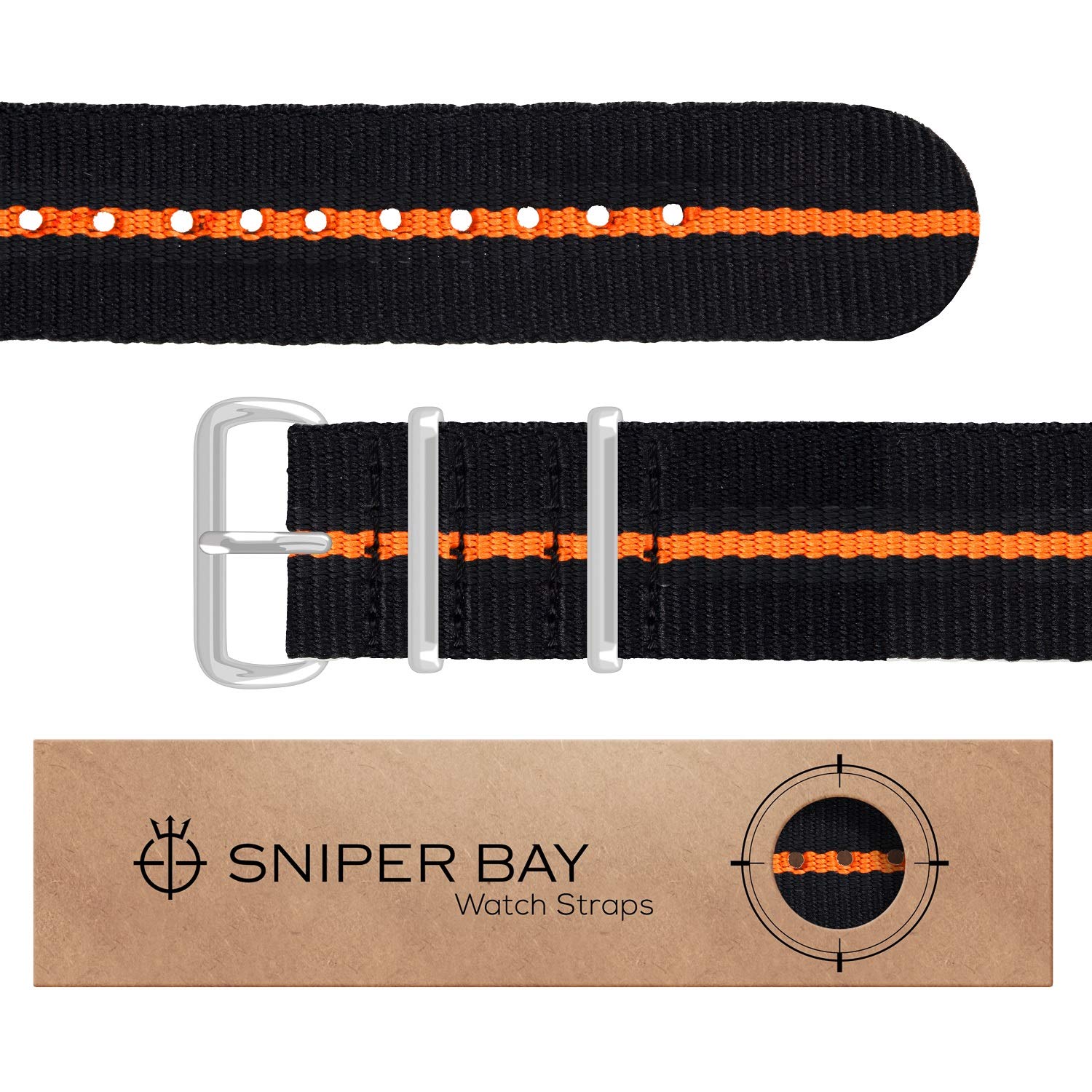 Buy Sniper Bay NATO Strap Watch Strap – NATO Watch Straps for Men and ...
