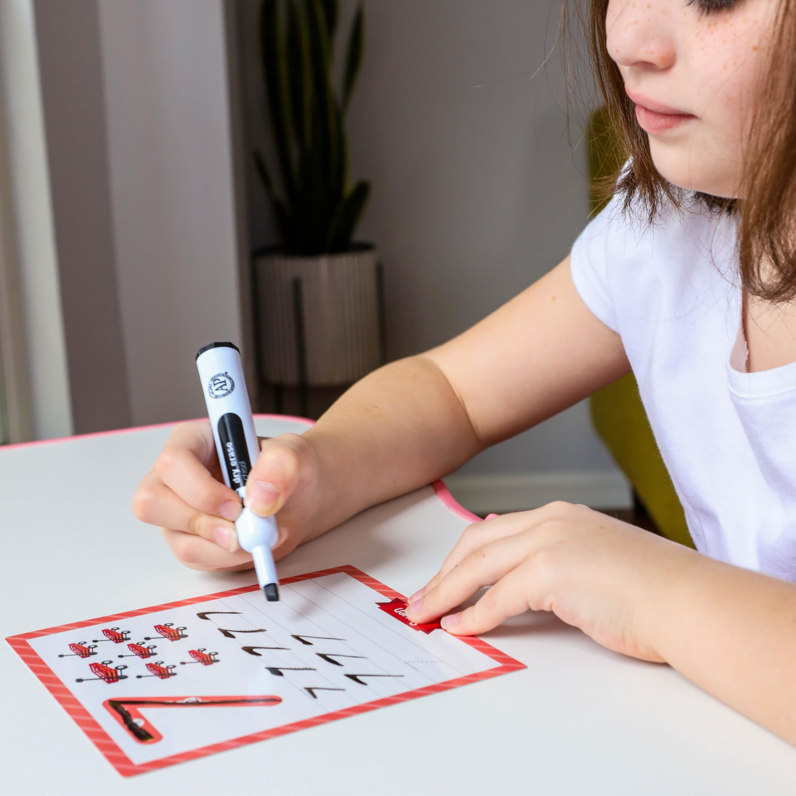 Snapklik.com : Alphabet & Number Tracing Cards, Reusable, Dry Erase ...