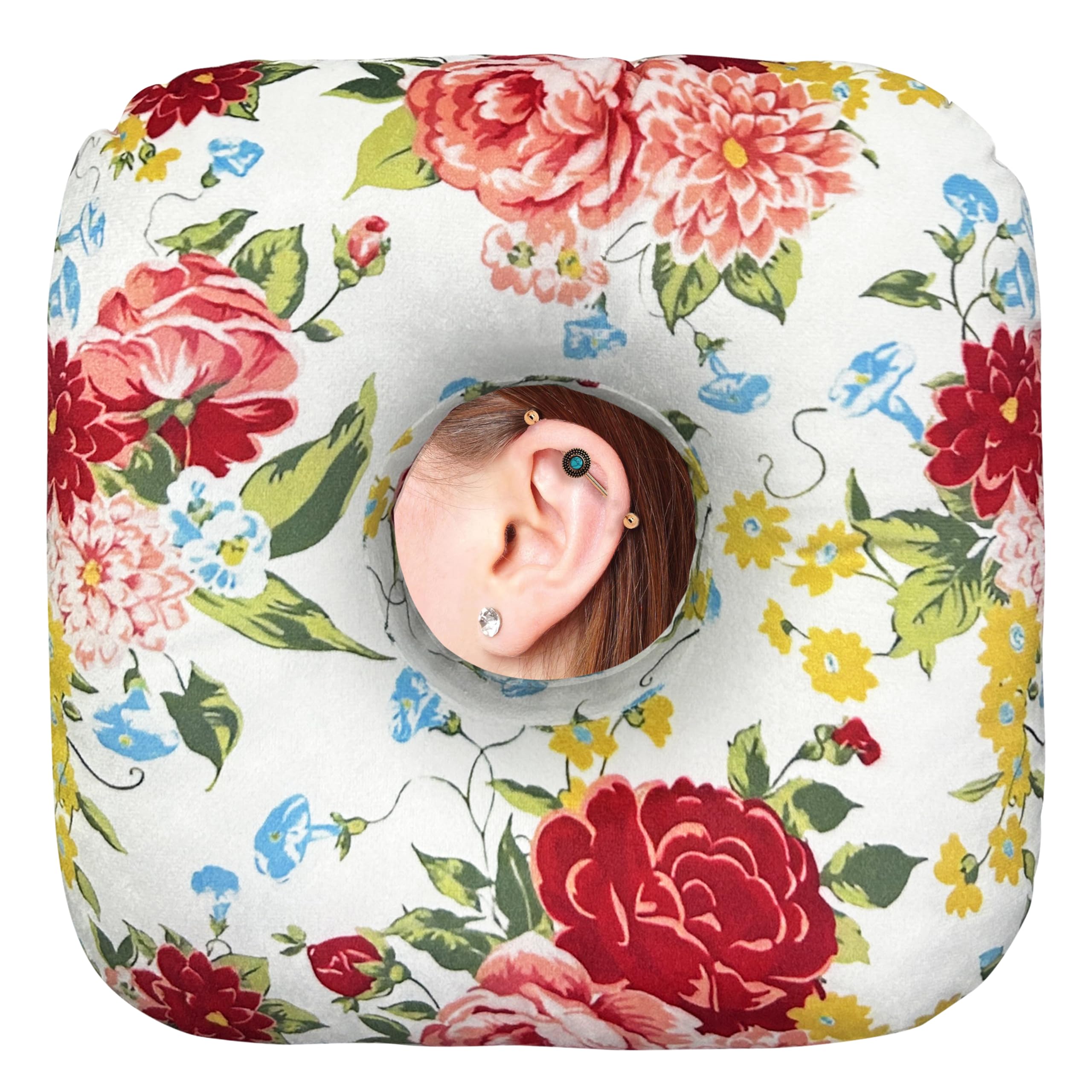 Amazon.com: BVOKQUC Ear Piercing Pillow for Side Sleepers Pillows with ...