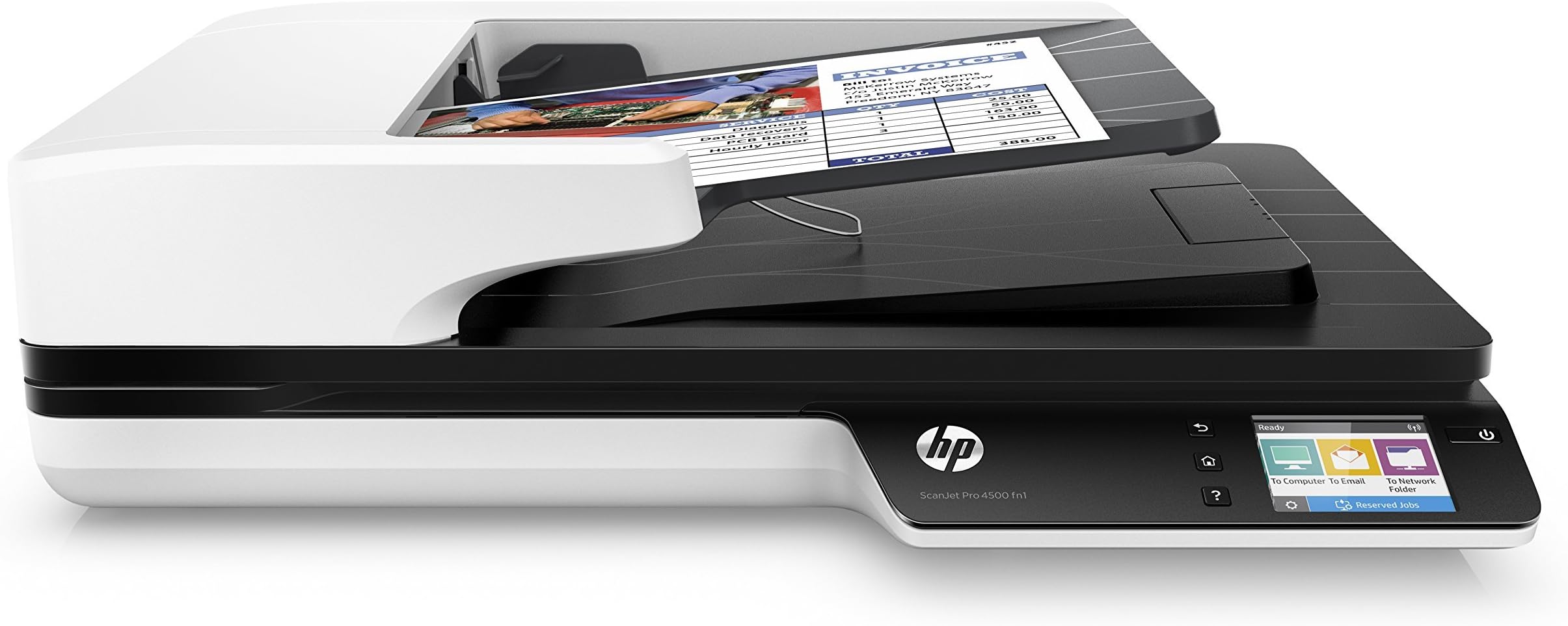 Amazon.com: HP ScanJet Pro N4600 fnw1 Professional Scanner, ADF, CIS ...