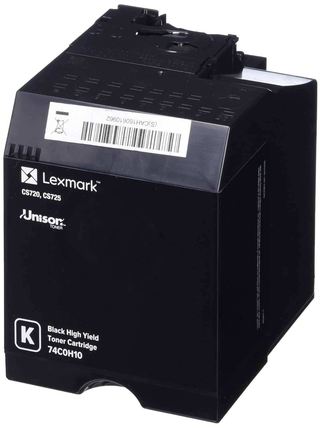 Lexmark 74C0H10 CS720, CS725 Black High Yield Cartridge Toner : Amazon ...