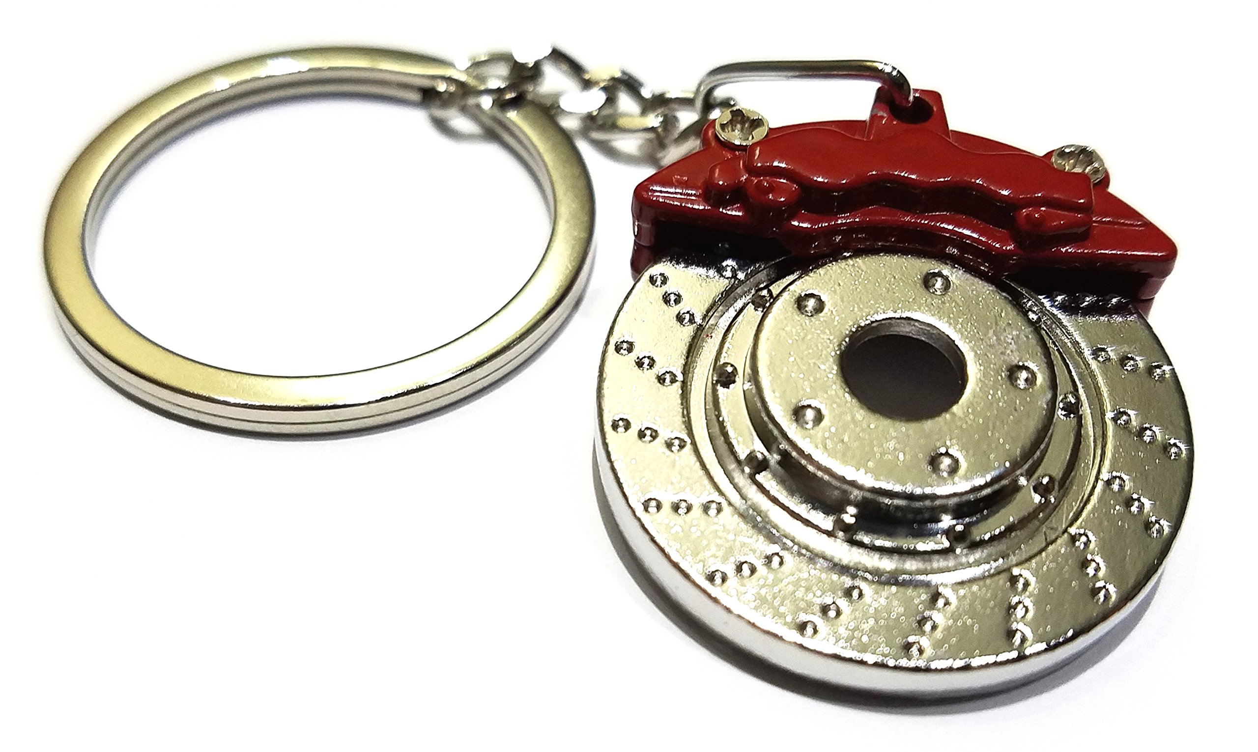 GT//Rotors Red Silver Rotor Brake Keychain Automotive Part Car Gift Key ...