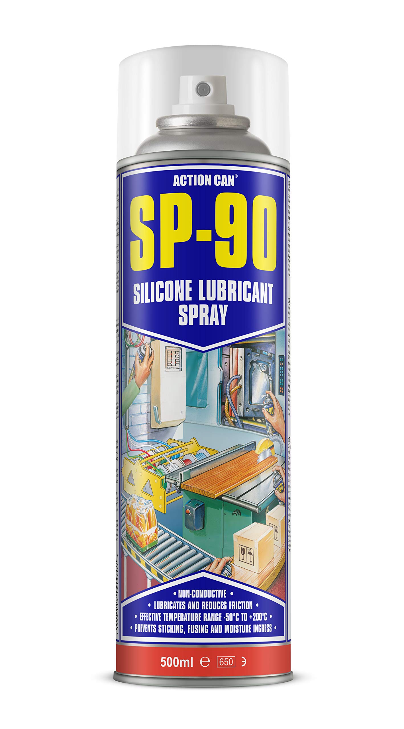 SP-90 Silicone Lubricant Spray 500ml Aerosol : Amazon.co.uk: DIY & Tools