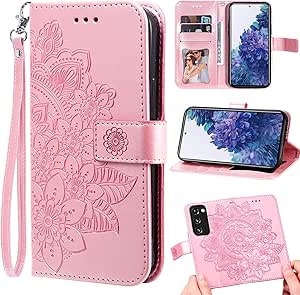 Amazon.com: Furill Compatible with Samsung Galaxy S20 FE 5G 6.5 inch Wallet Case and Wrist Strap ...