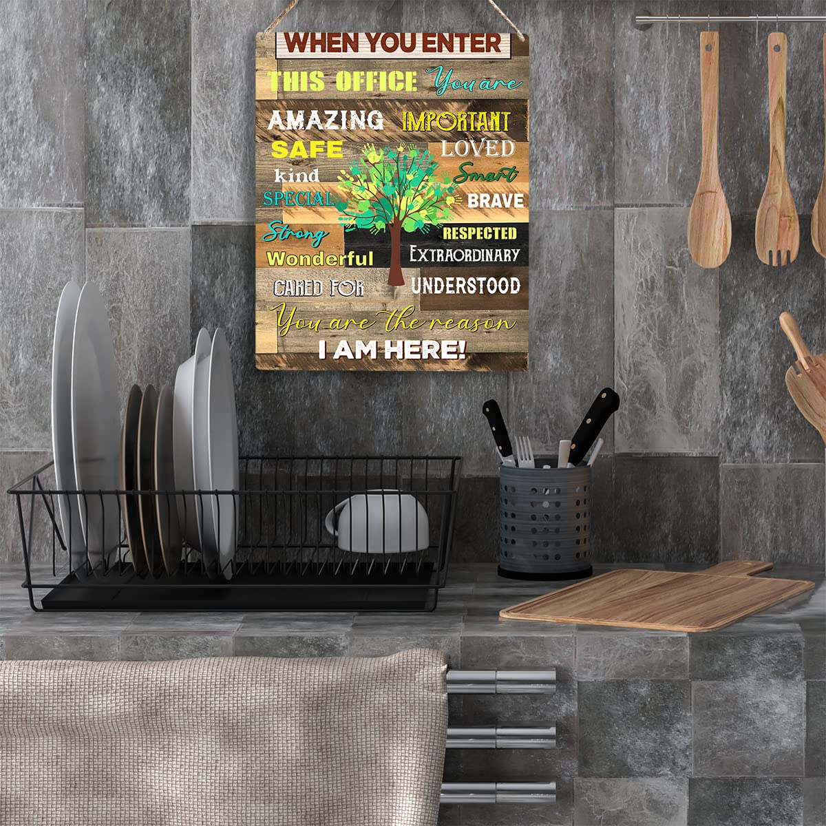 Snapklik.com : Positive Affirmations Wall Decor School Counselor Office ...