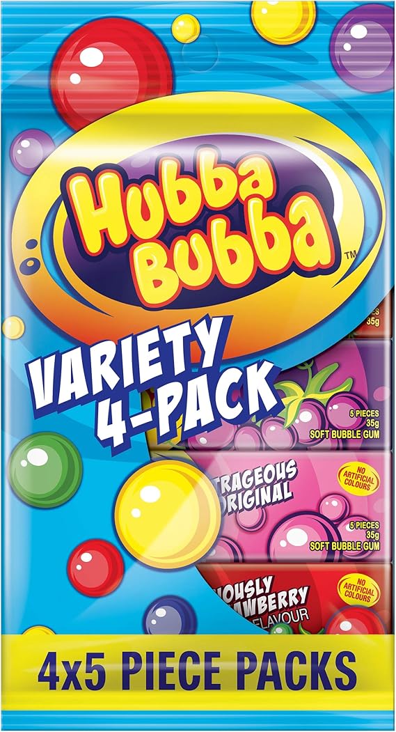 Hubba Bubba Assorted Variety 4x35g : Amazon.com.au: Grocery