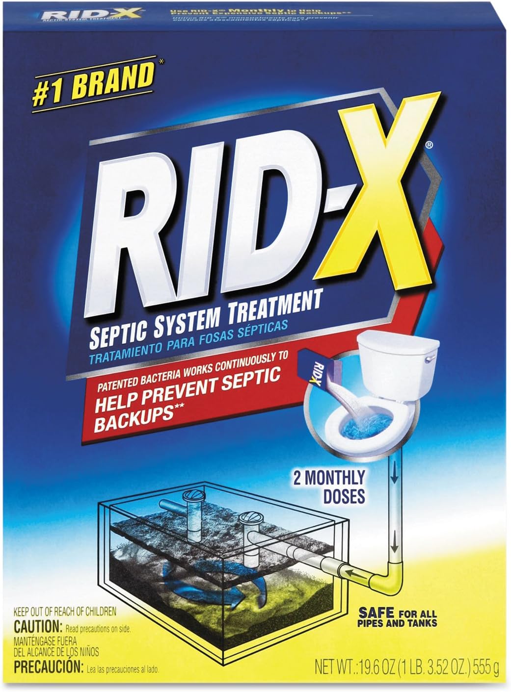 Amazon.com: RID-X 80306 Rid-X Septic System Treatment Concentrated ...