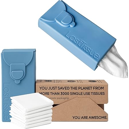 Amazon.com: LastTissue® Reusable Organic Tissue Pack - Eco Friendly and ...