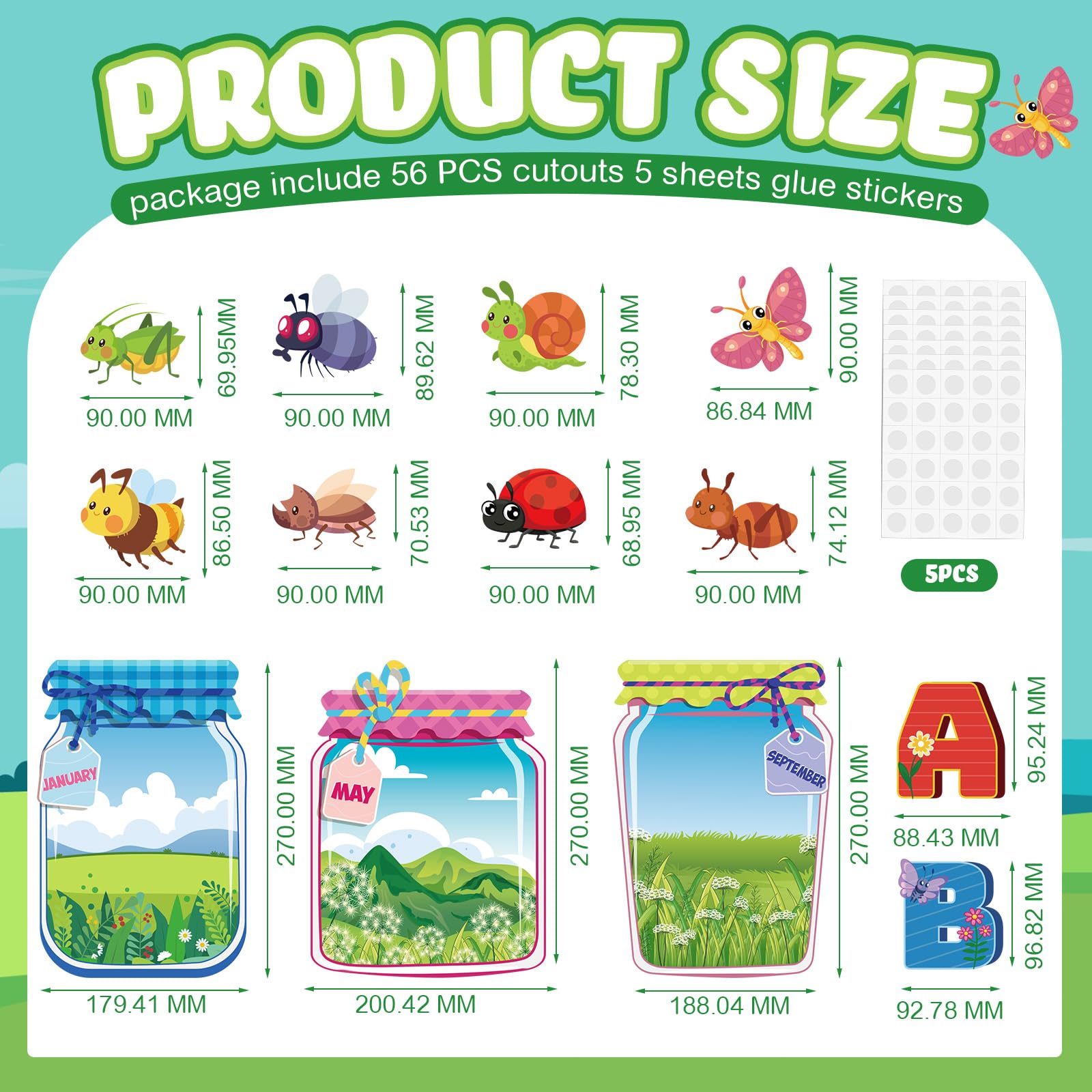 Snapklik.com : Bugs Birthday Bulletin Board Decorations Set For ...