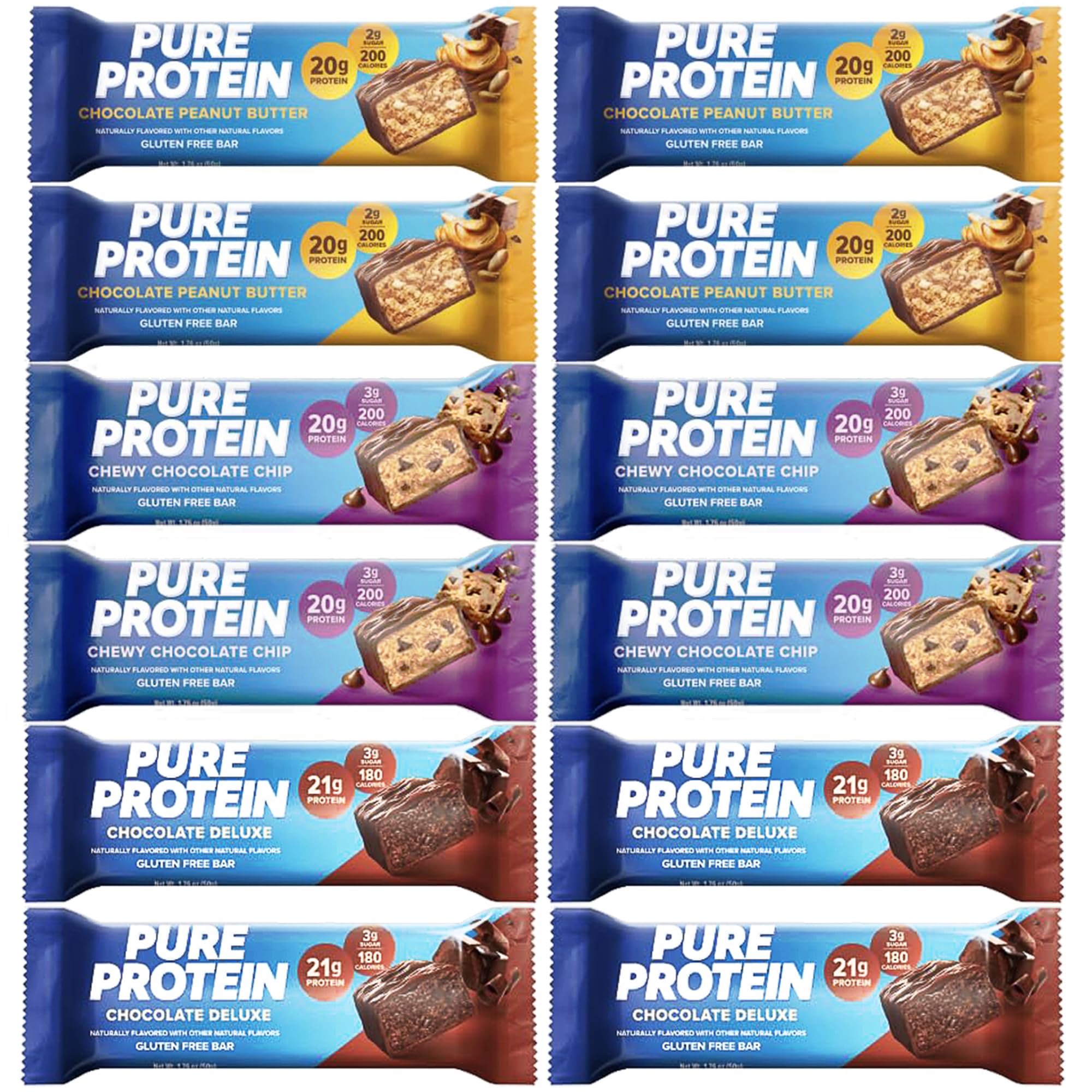 Amazon.com : Pure Protein Bars, High Protein, Nutritious Snacks to ...