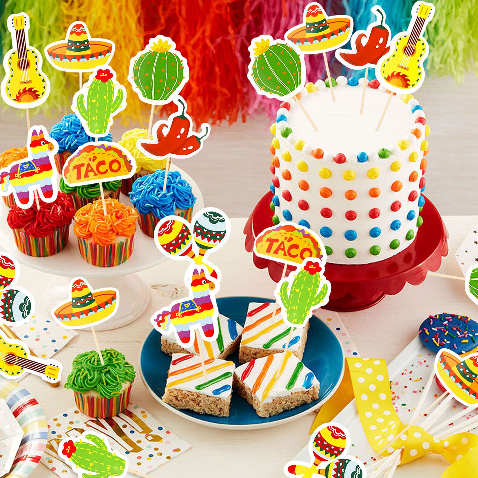 Mexican Cupcake Toppers Mexican Cutter Set | Cake Decorating Cutter