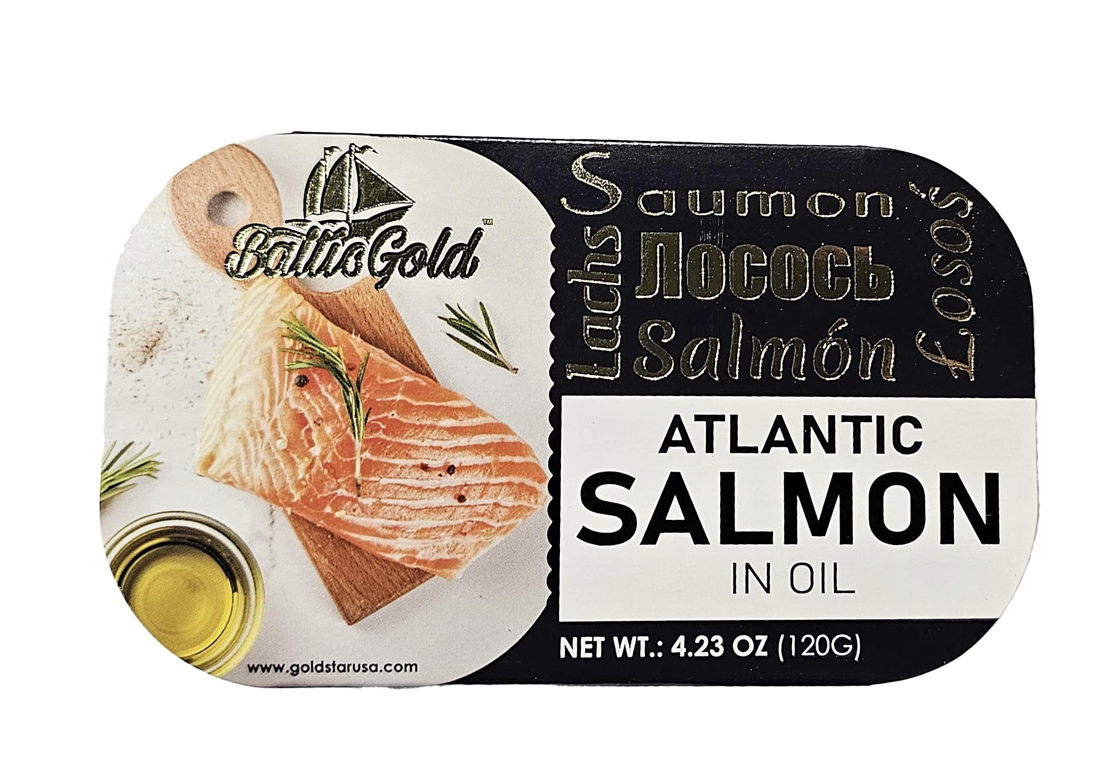 Amazon.com: Baltic Gold Atlantic Salmon Fillets - 4.23 oz (120g ...