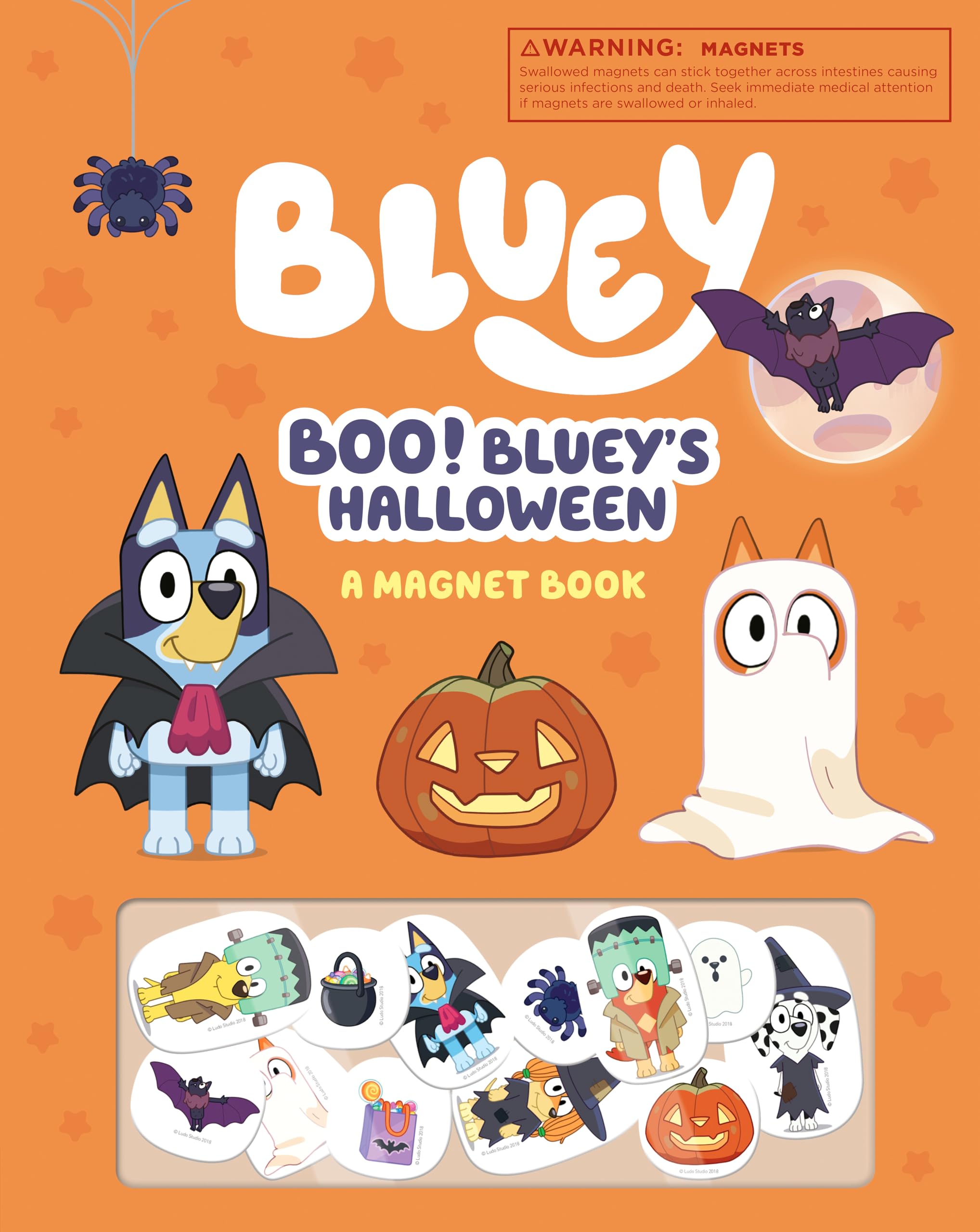 Boo! Bluey's Halloween: A Magnet Book: Penguin Young Readers Licenses ...