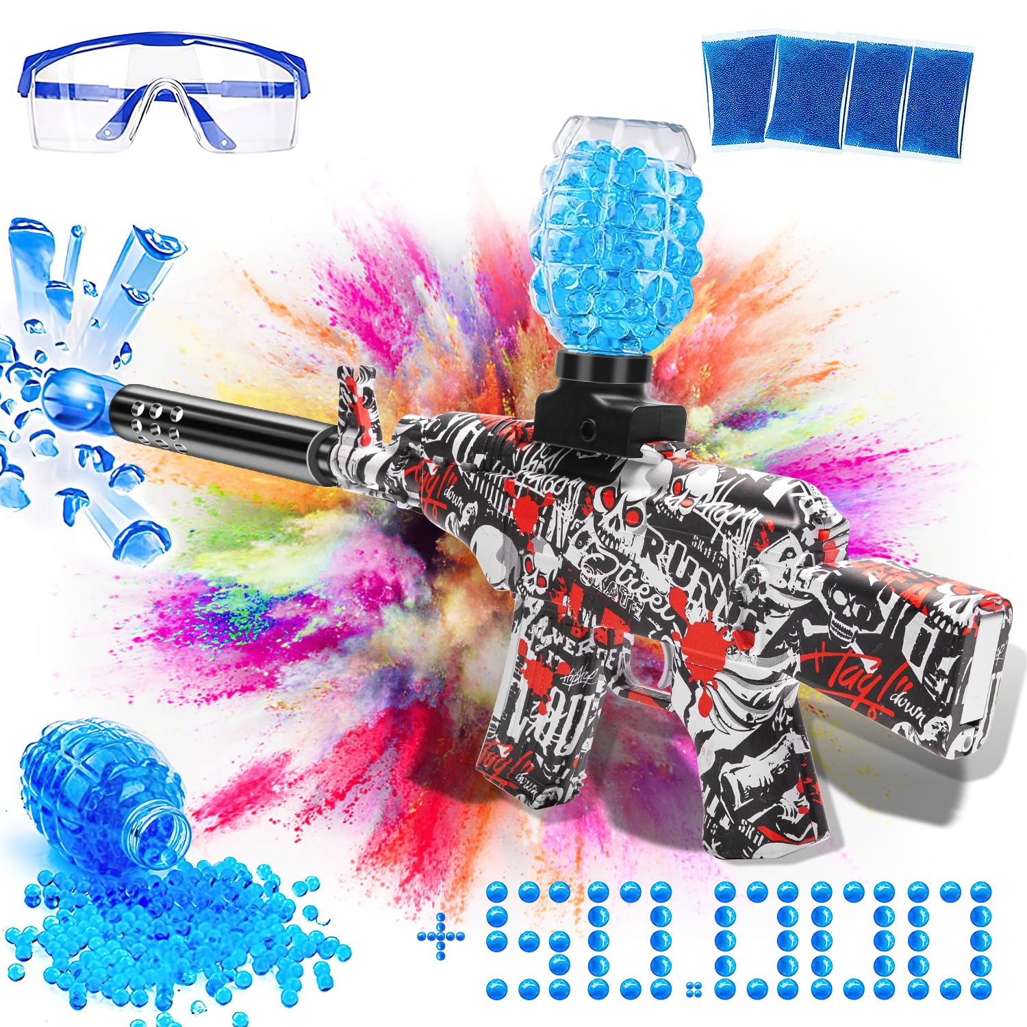 Electric Toy Gun With Gel Ball Ak47 Toy Gun Splash | Desertcart KUWAIT