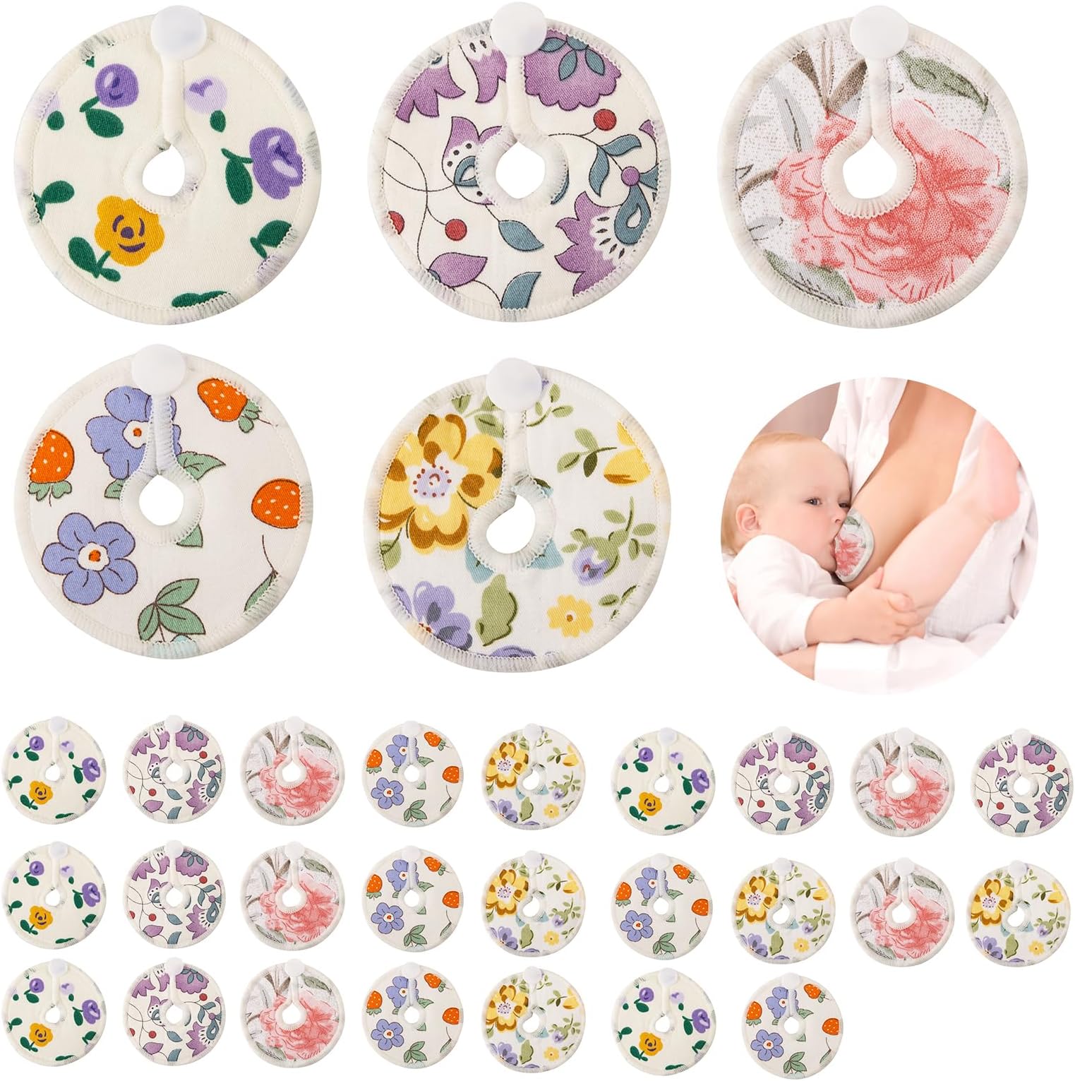 Amazon.com : 30 Packs G Tube Button Covers Gtube Button Pads Holder ...