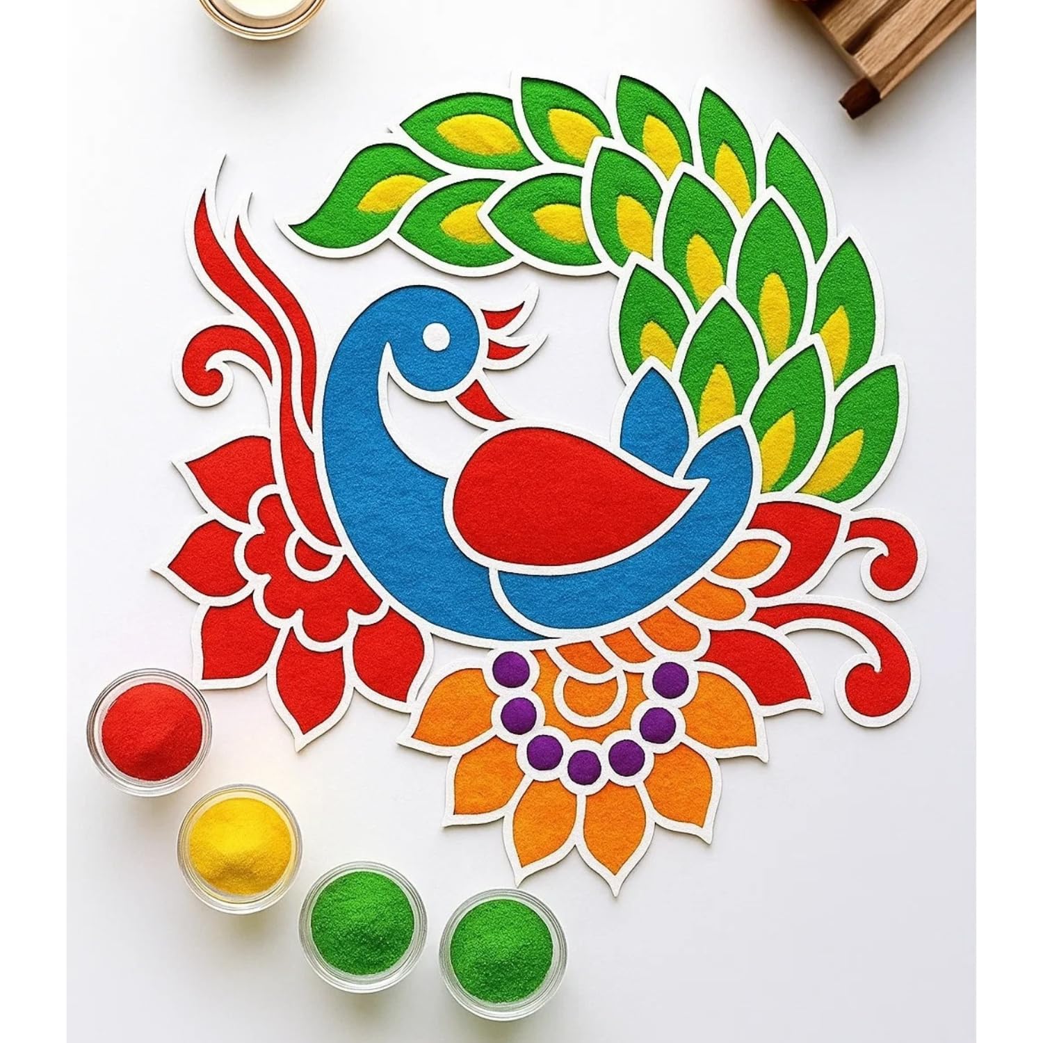 Portable Rangoli Stencil For Festival Decoration Reusable Templates for ...
