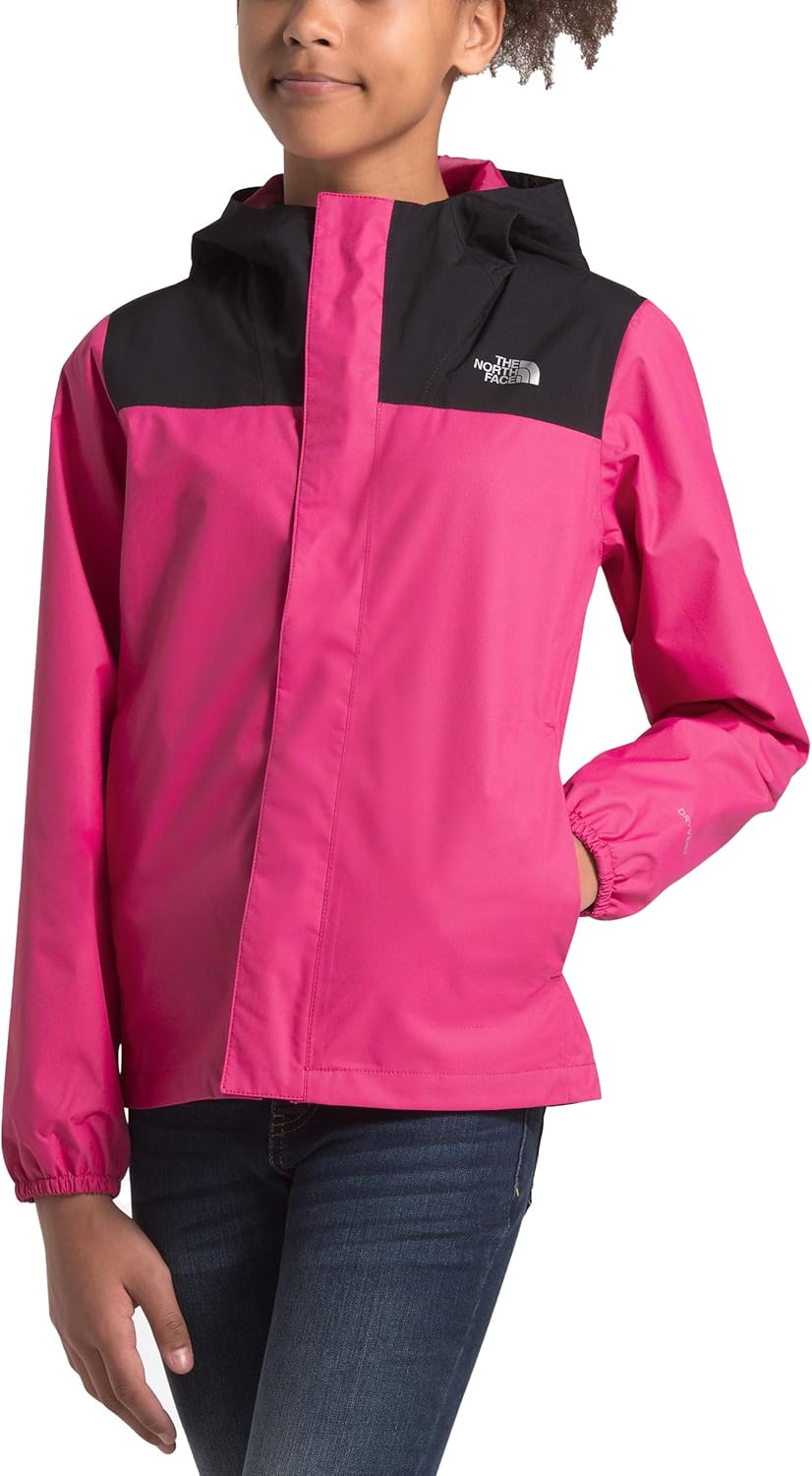 Amazon.com : THE NORTH FACE Girls' Resolve Reflective Jacket, Mr. Pink ...