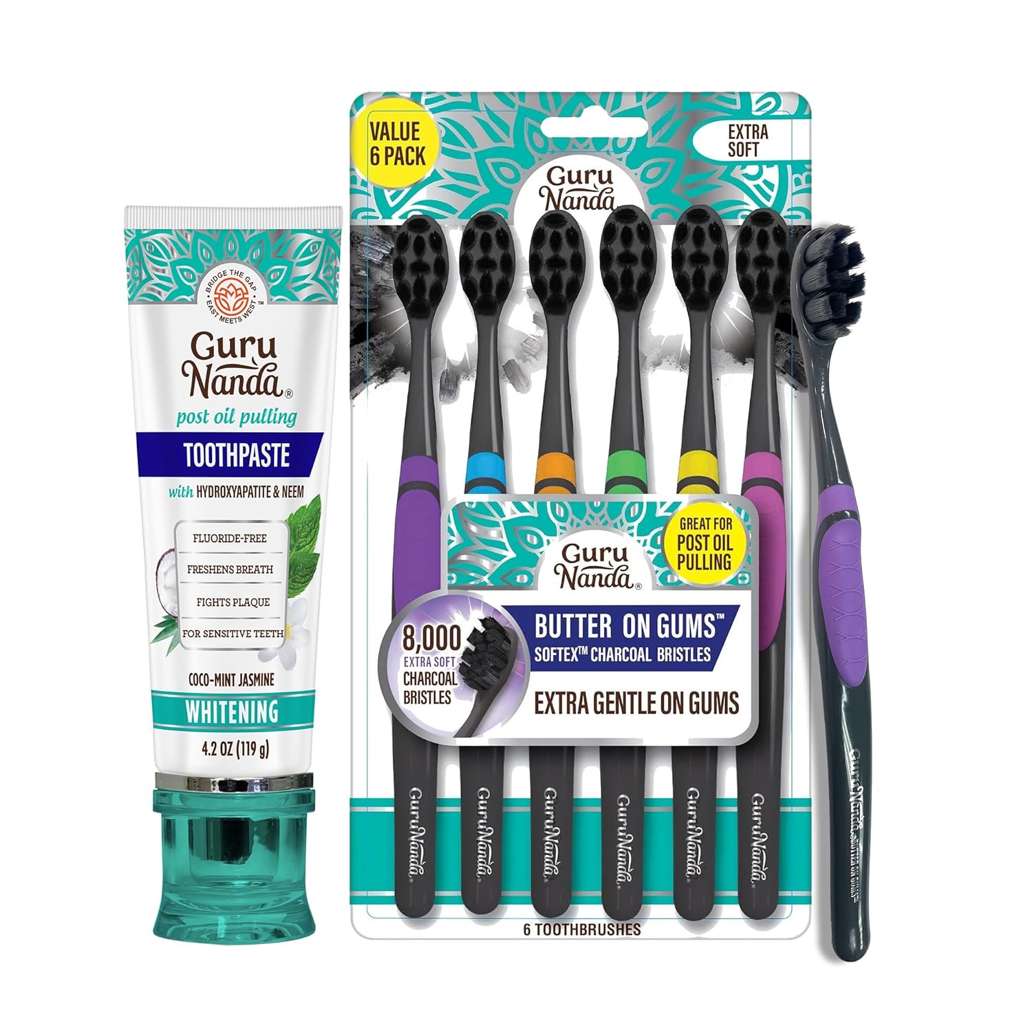 Amazon.com : GuruNanda Hydroxyapatite Whitening Toothpaste, SLS ...