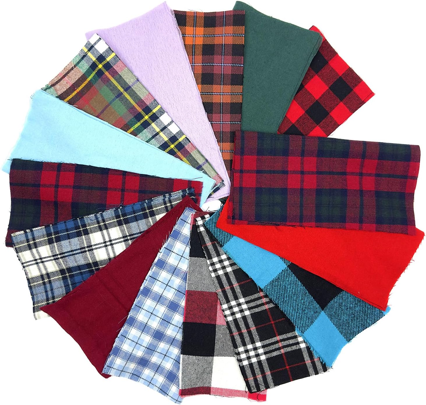 Amazon.com: F as in Fabric | 100% Cotton Flannel Variety Pack of 15 | 8 ...