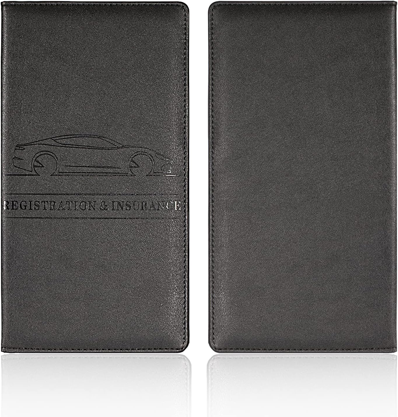 Amazon.com: neynavy 1 PC Car Registration and Insurance Holder, Premium ...