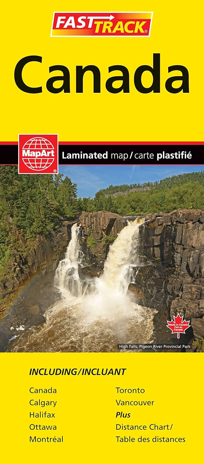 Canada Fast Track Laminated Map: Canadian Cartographic Corporation ...