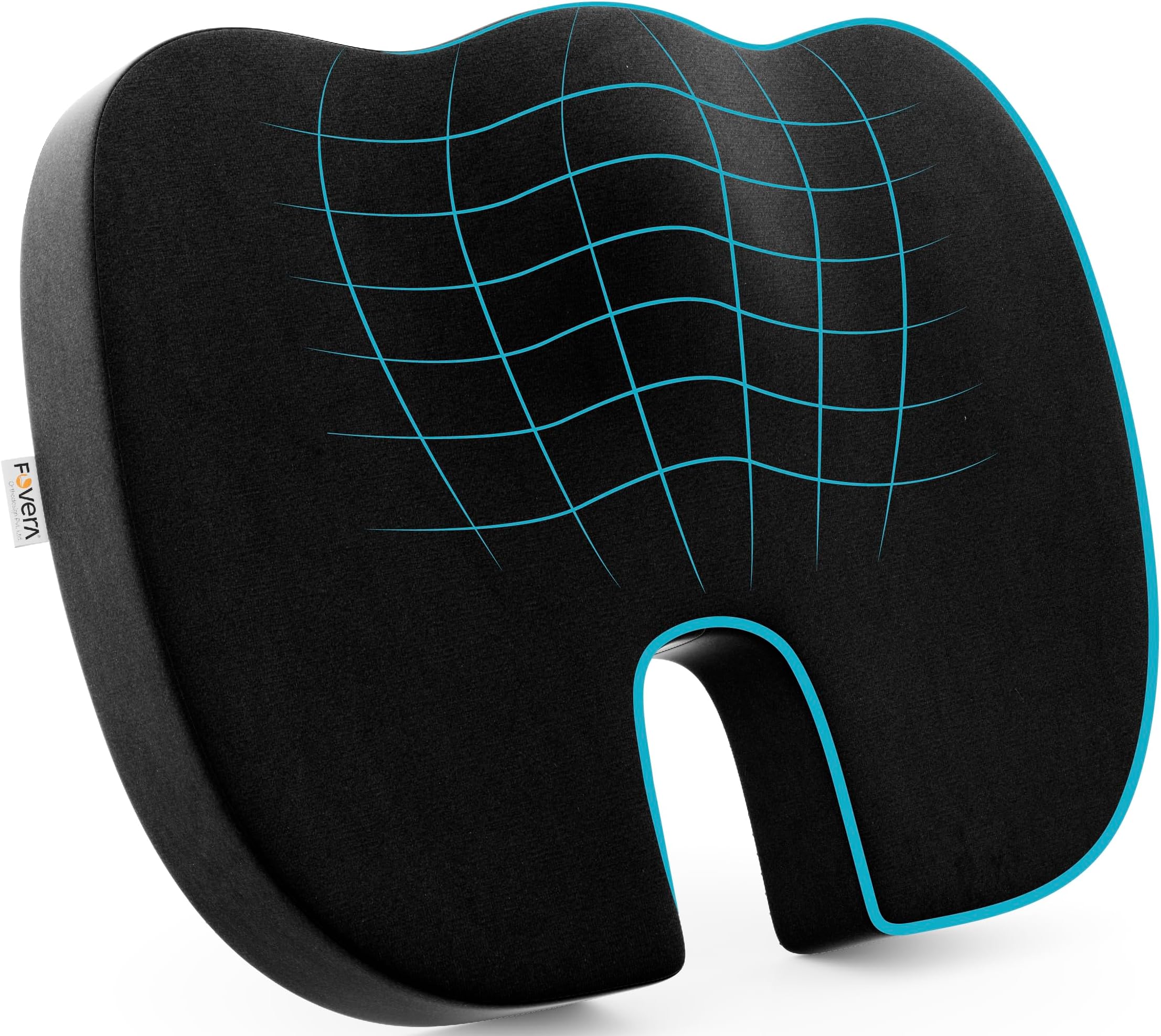 FOVERA Orthopedic Memory Foam Donut Seat Cushion, Piles Pillow for ...