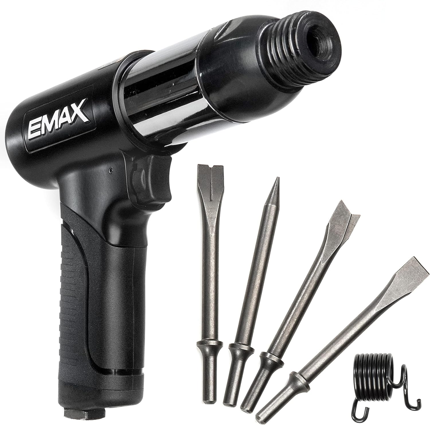 EMAX Air Hammer Kit - 2,100 BPM Pneumatic Hammer Tool Set with TPR Anti ...