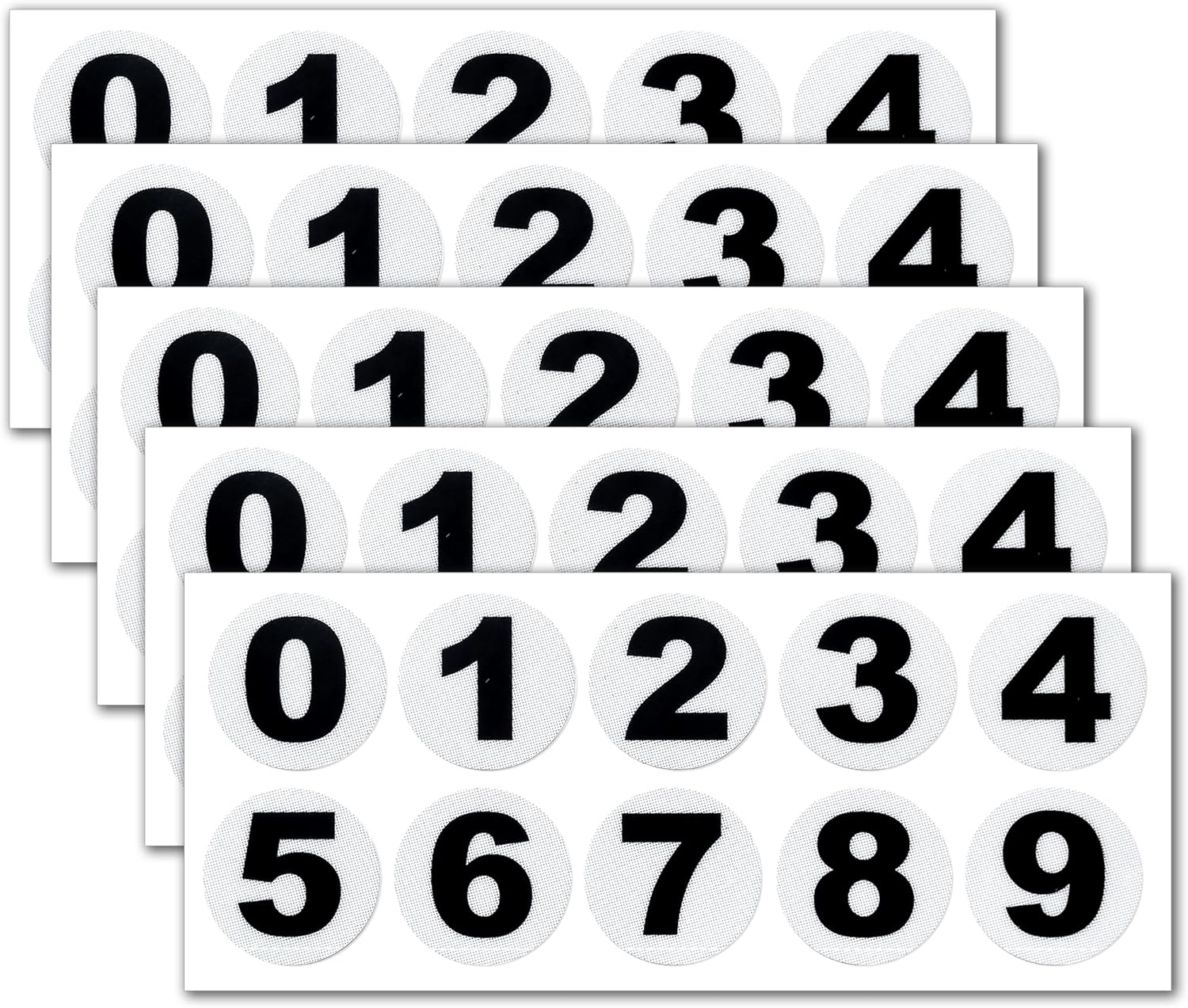 Amazon.com: Curb-N-Sign® 5 Sheets Super Reflective 0-9 Mailbox Numbers ...