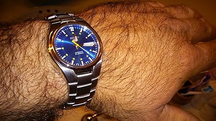 Amazon.com: SEIKO Men's SNK615 Automatic Stainless Steel Watch ...