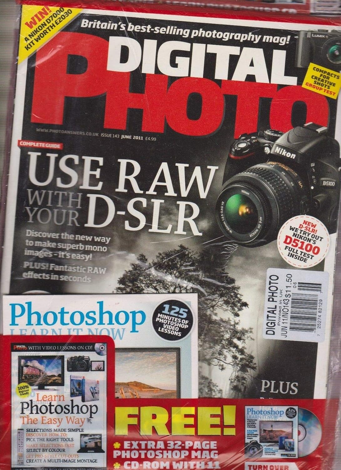 DIGITAL PHOTO MAGAZINE UK #143 JAN 2011, #1 FOR PHOTOSHOP & CAMERA ...