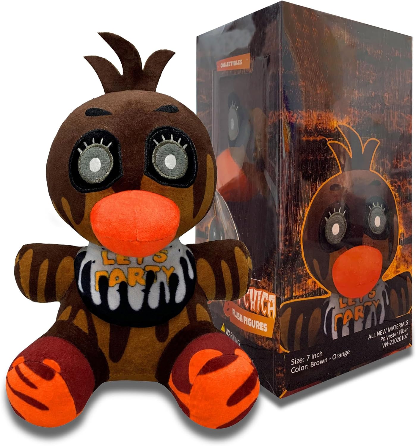 Phantom Chica Plush Birthday Gift for Kids, Chica Plush with Soft and ...
