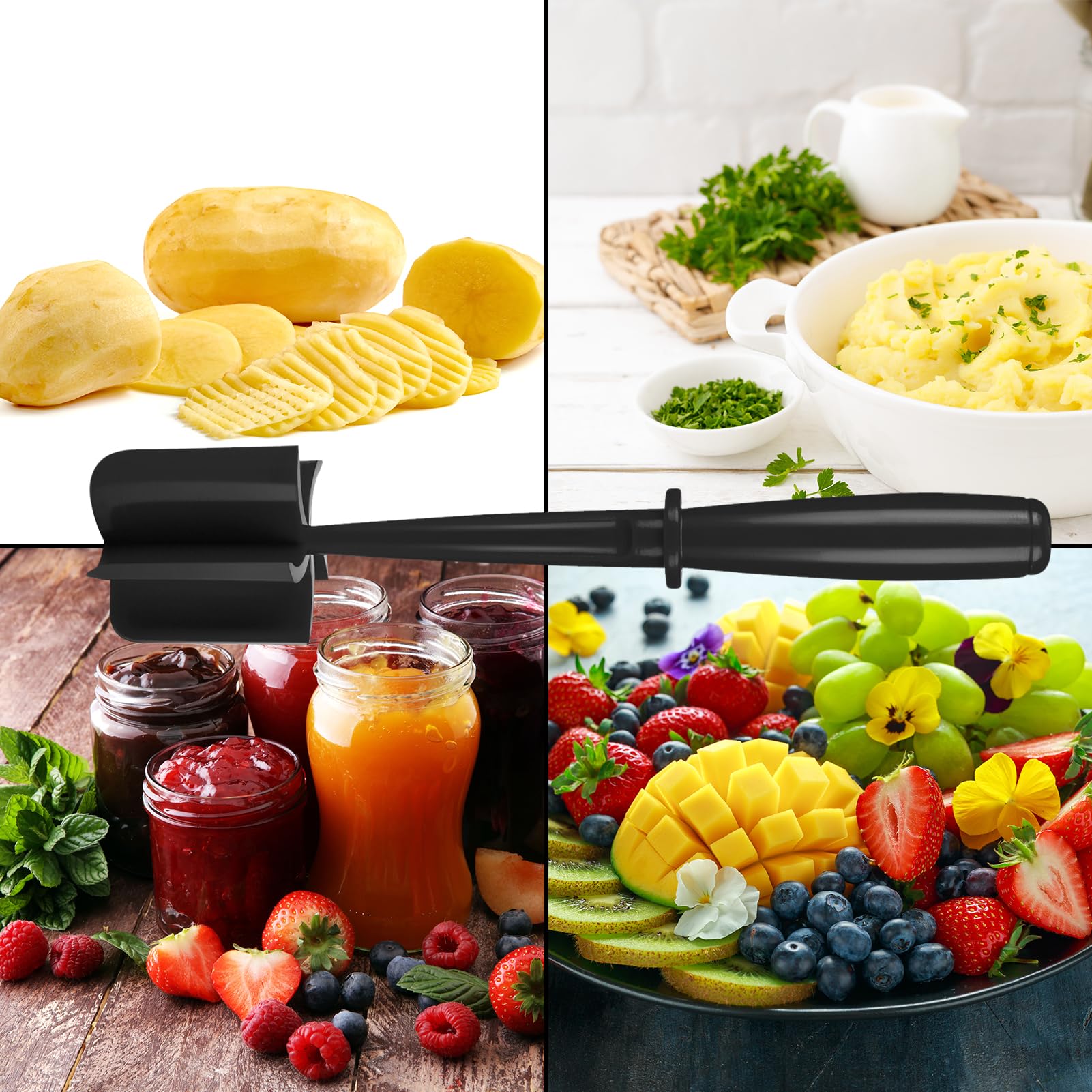 Snapklik.com : Libfrnt 2 PCS Meat Masher, Meat Chopper For Ground Beef ...