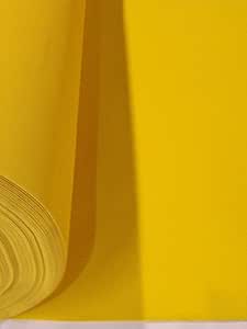 Amazon.com: Yellow Flocked Velvet Fabric for Upholstery Craft Curtain ...