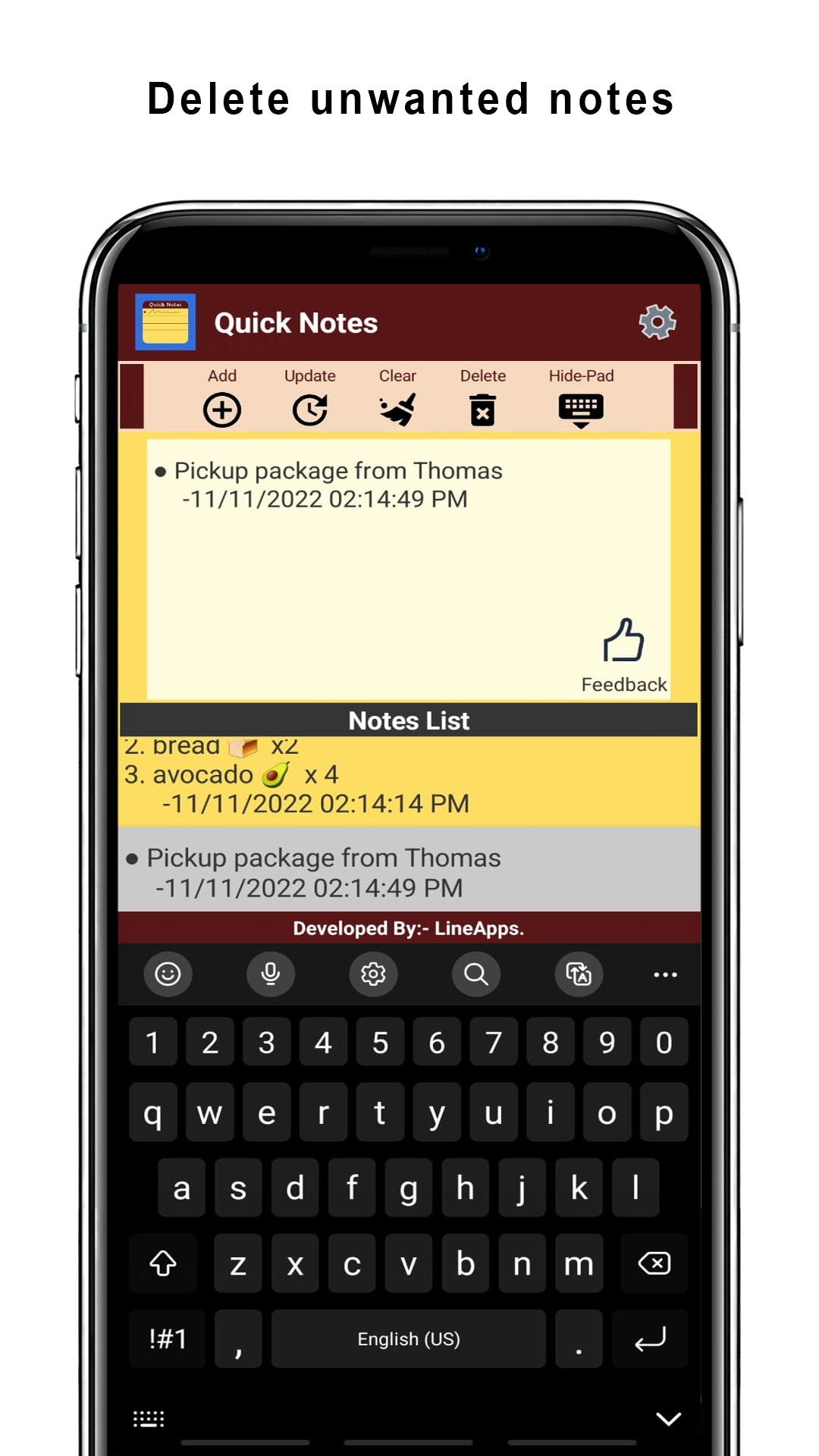 Quick Notes - App on Amazon Appstore