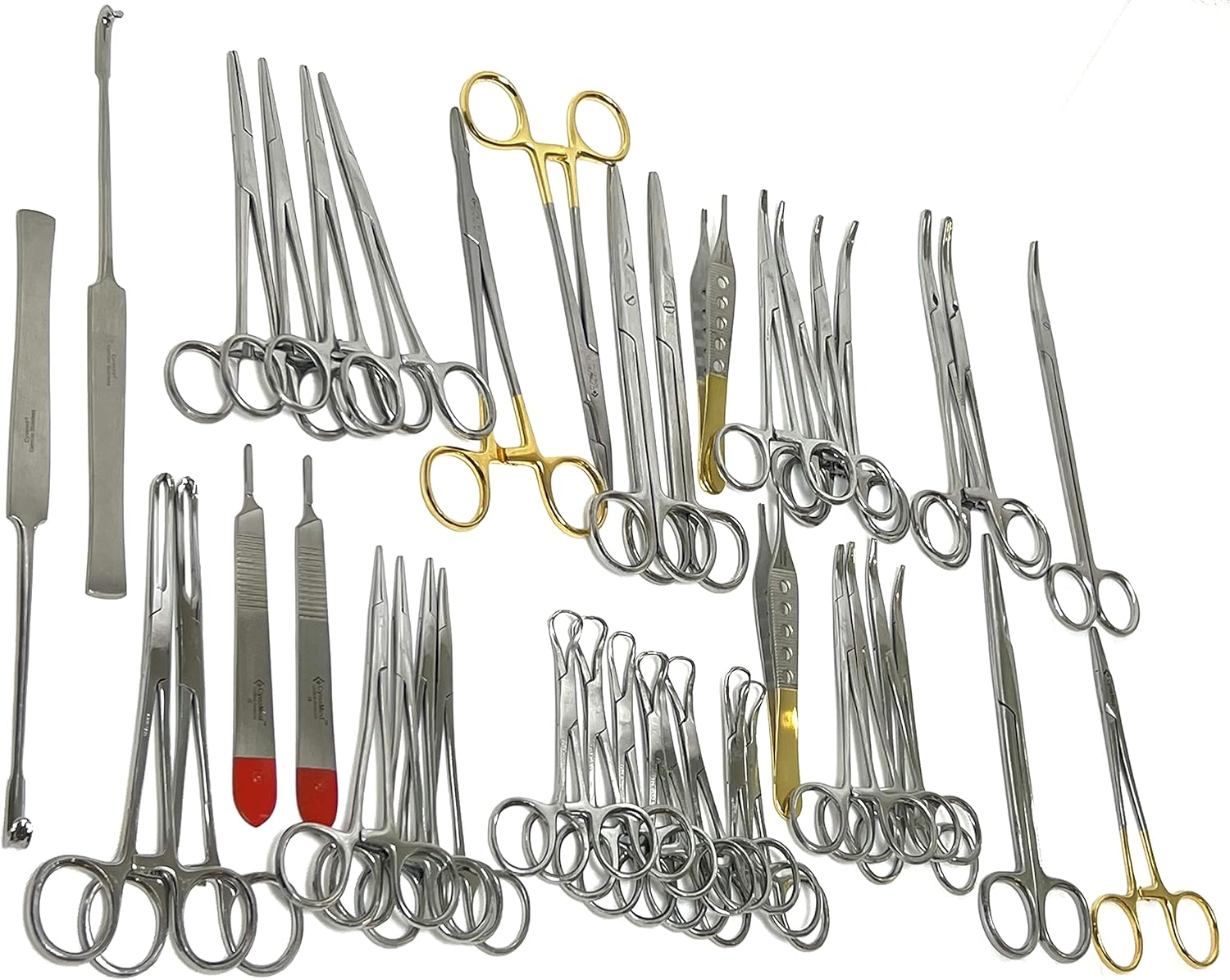 Amazon.com: Feline + Canine Spay Pack 91 Piece Premium Stainless Steel ...