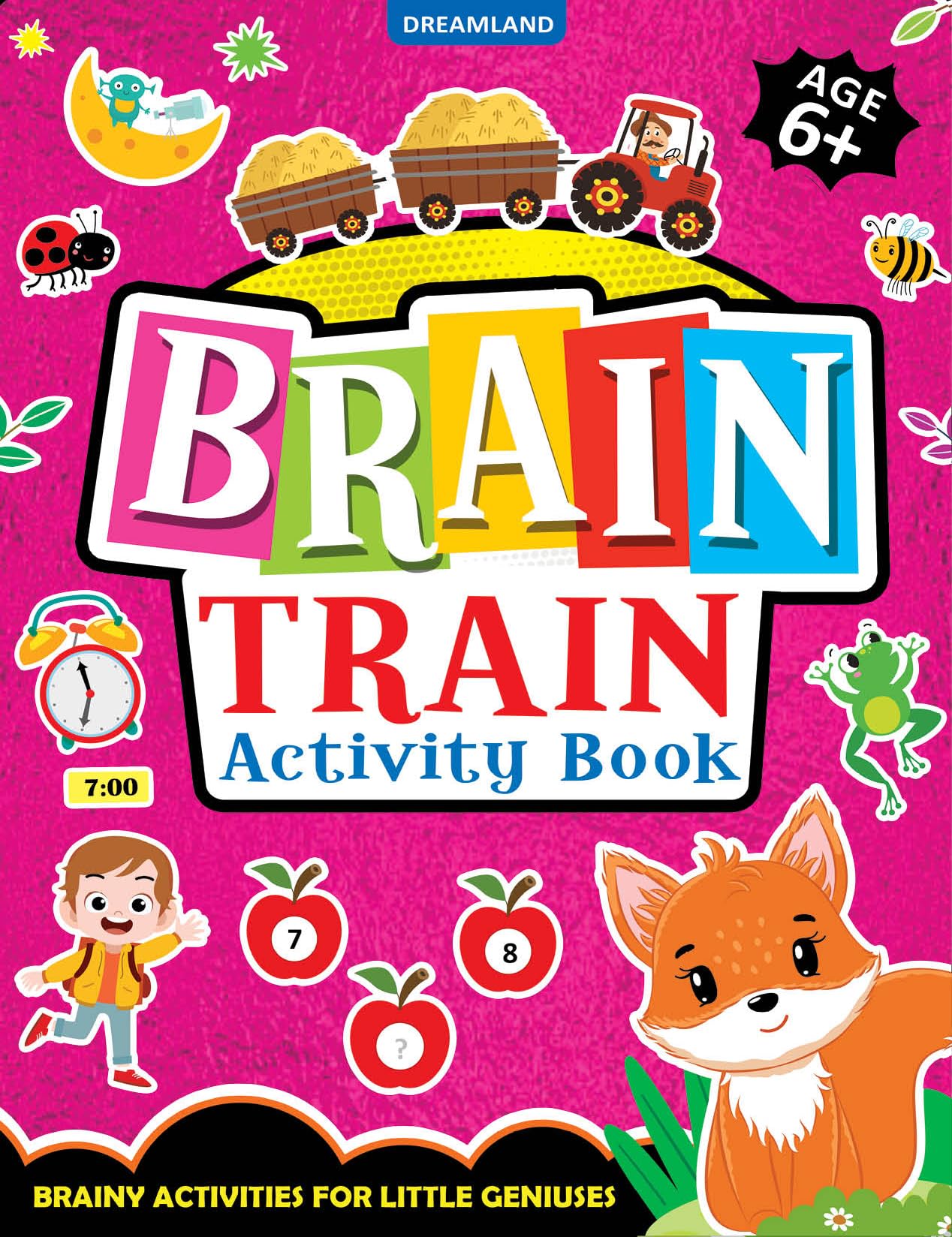 Buy Brain Train Activity Book for Kids Age 6+ - With Colouring Pages ...