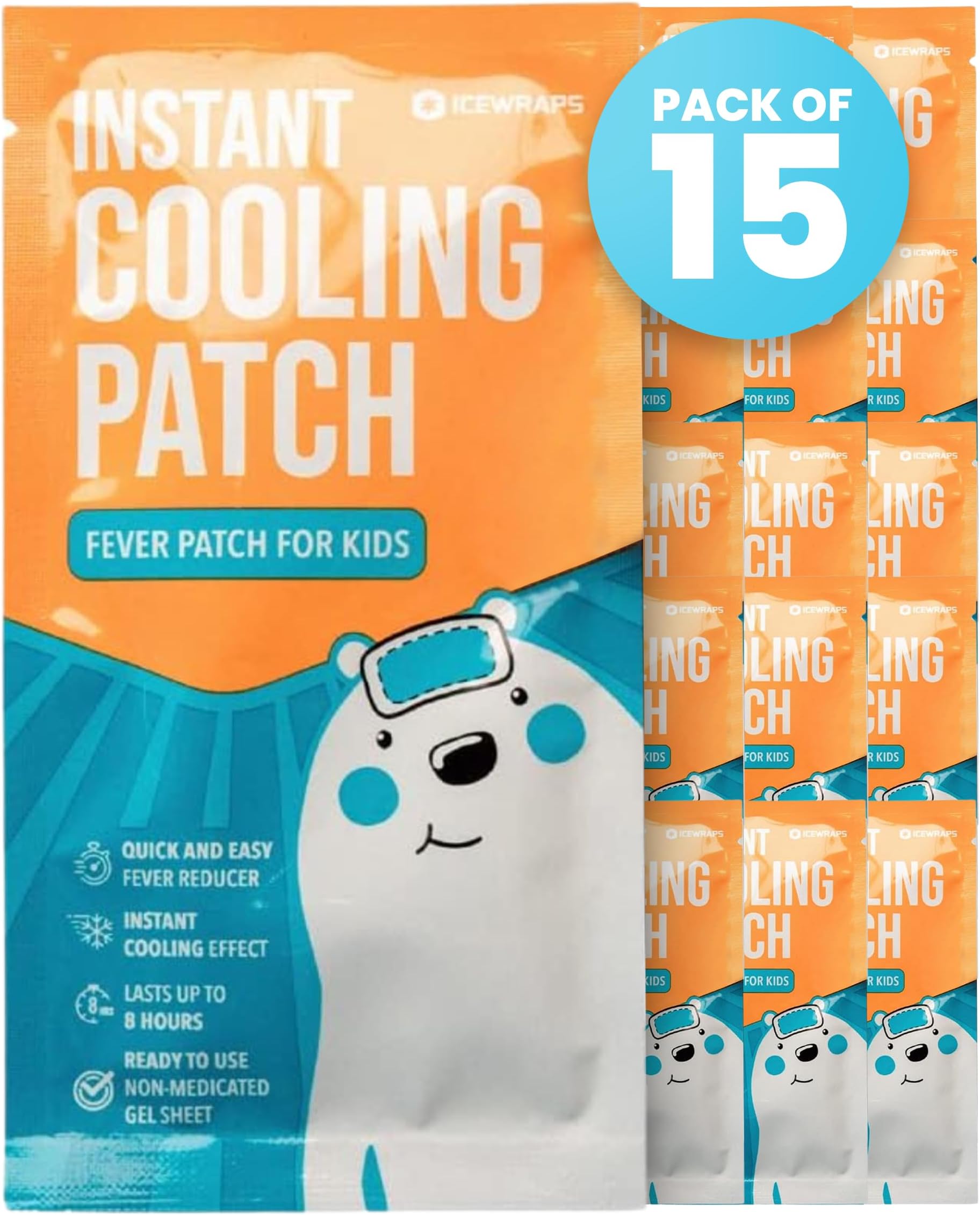 Amazon.com: EASYEAH 12 Sheets Cooling Patches for Fever Discomfort ...