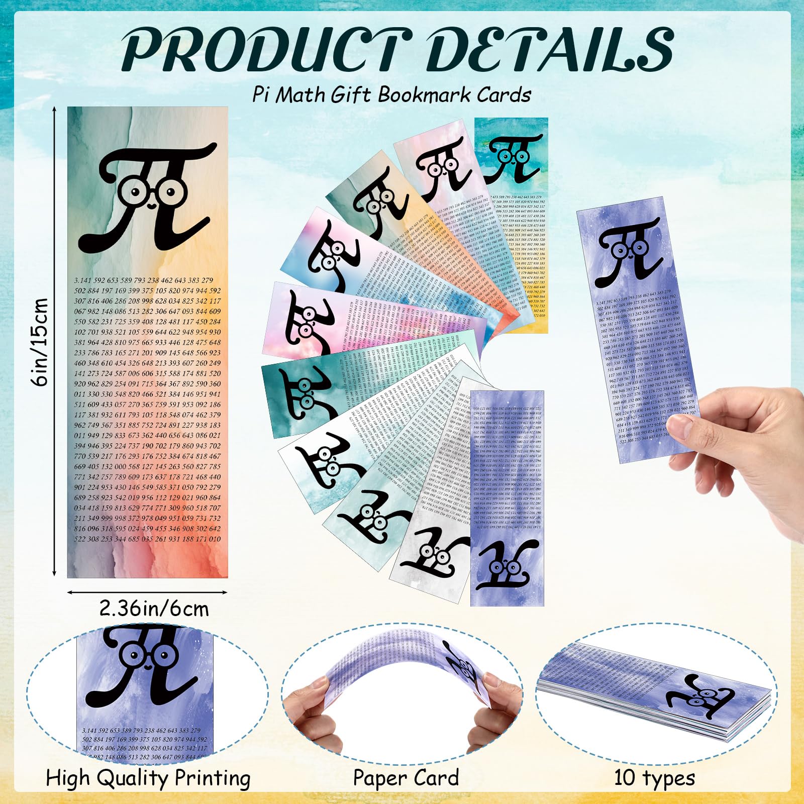 Snapklik.com : 30 Pcs Pi Day Math Gift Included 3.14 Fun Pi Symbol Pen ...