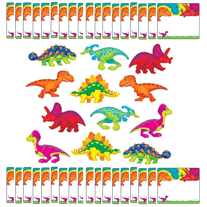 Buy Dinosaur Bulletin Board Cutouts and Dinosaur Labels | Set of 36 ...